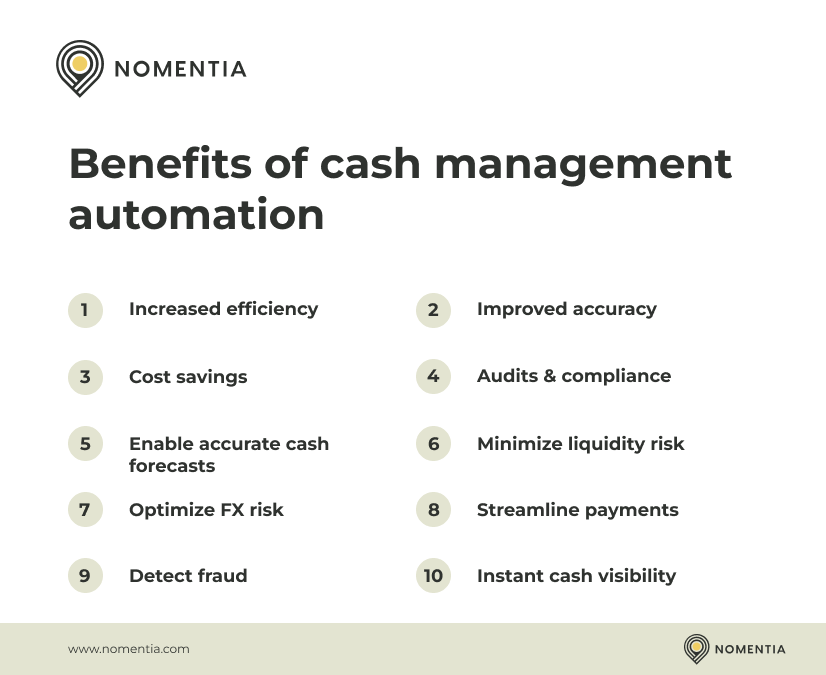 Automating cash management: Key benefits and strategies